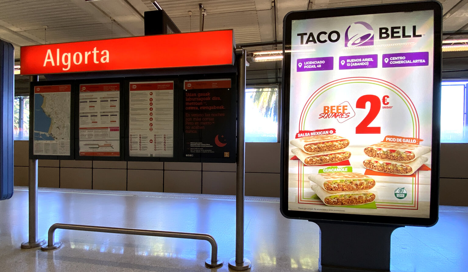 Anunciarse en Metro Bilbao, tarifas y soportes - Excelencia Ideas ...